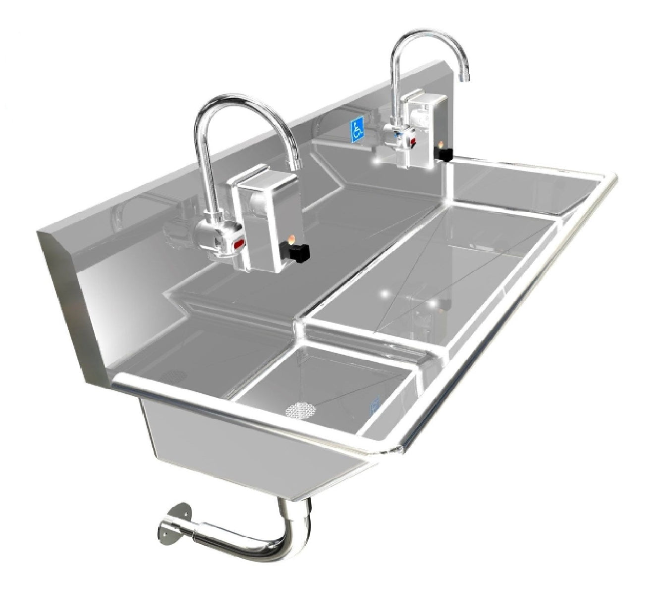 H.D. 14GA , ADA Station + Standard Station 50" | 1ADA-022E50208R ...