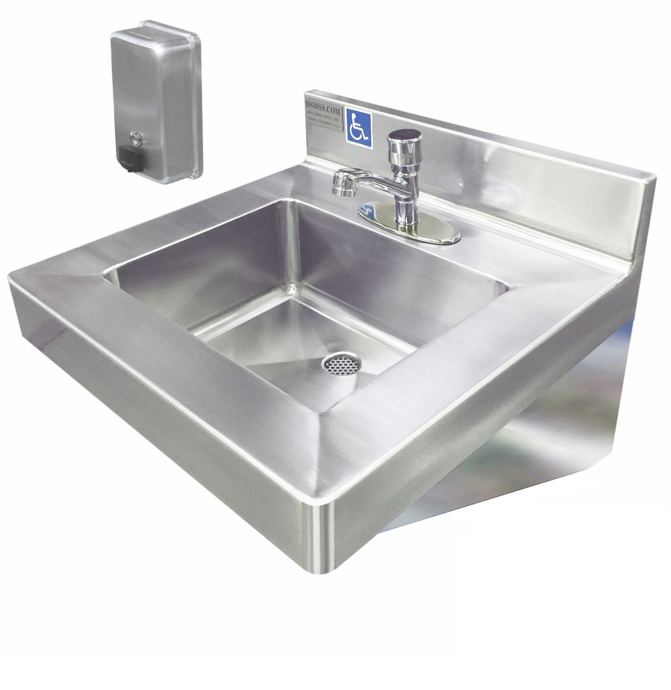 H.D. 14 GA Single Station Hand Sink, 20" | ADA-0MTS4NKV | commercial ...