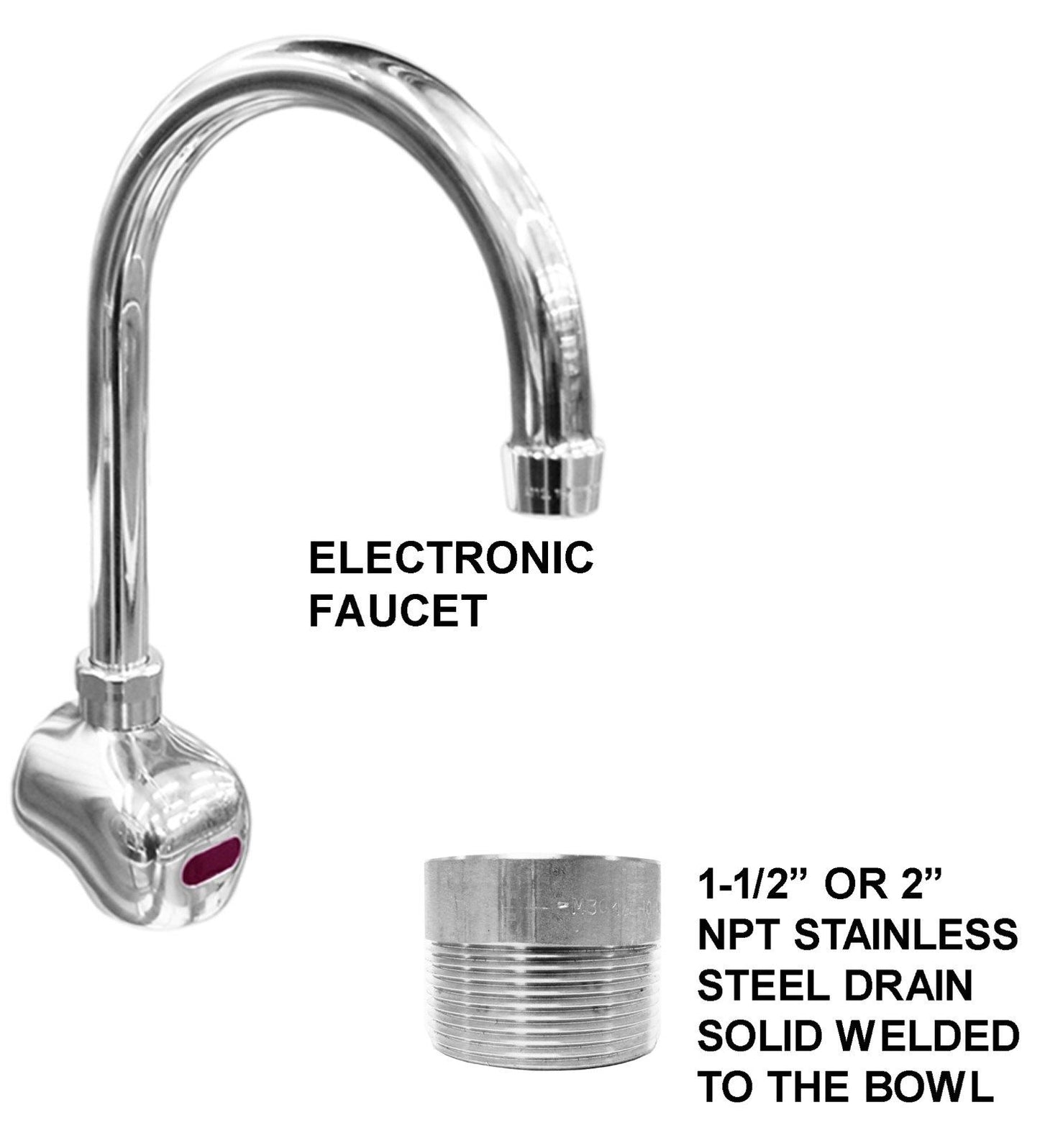 H.D. 14GA Multi-Station Wash Up Sink, 72" | ADA-032EE72215 | commercial ...